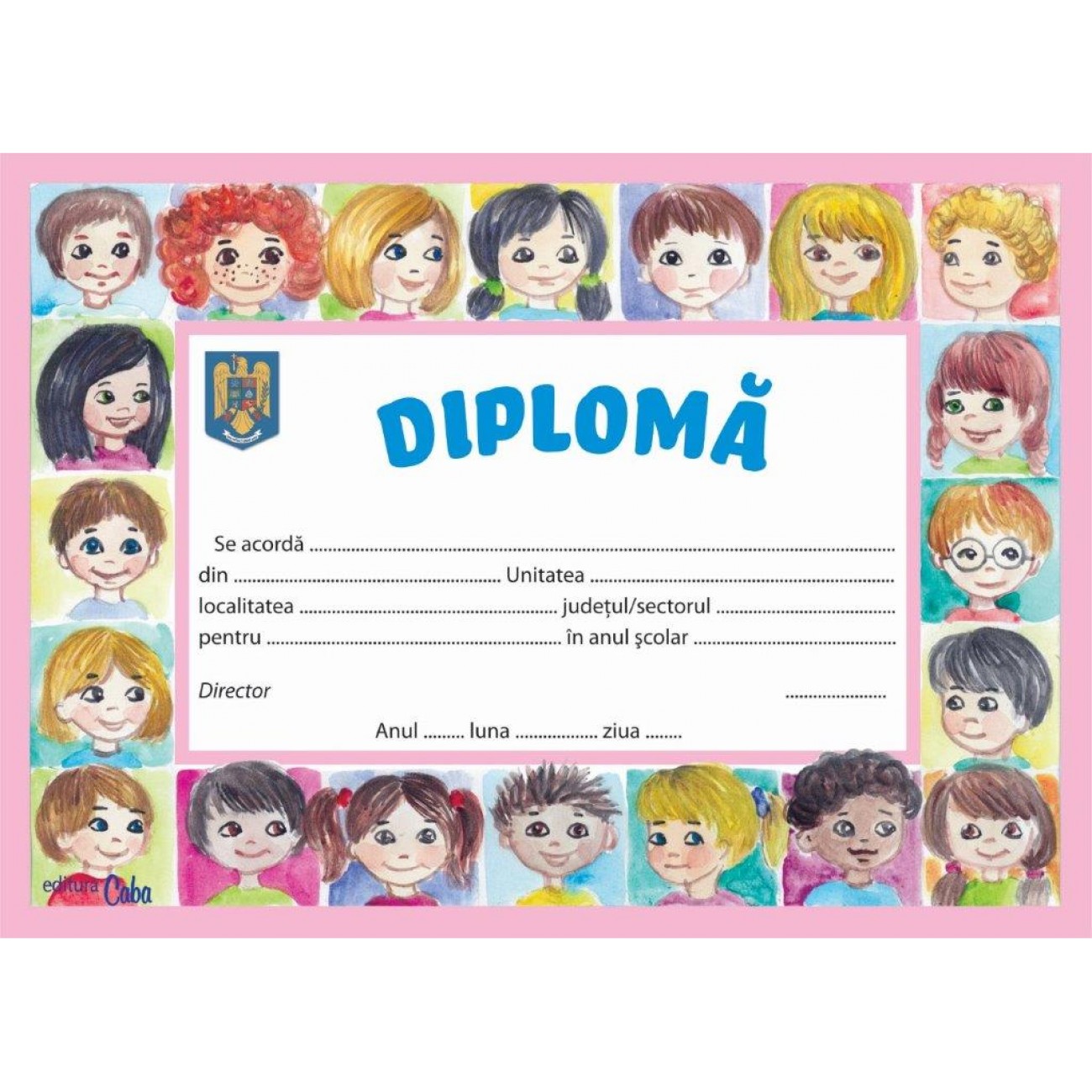 Diploma Fete Vesele Personalizata